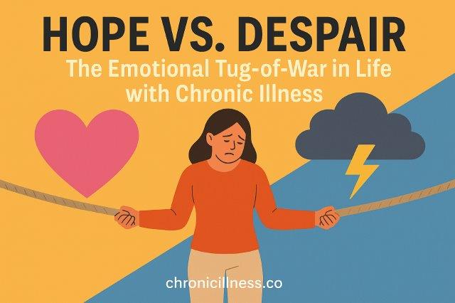 Hope vs. Despair – The Emotional Tug-of-War in Life with Chronic Illness